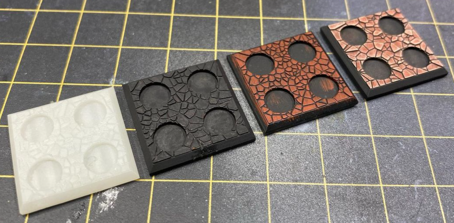 3D Textured Bases Using Tinkercad - WolfKeeper's Den
